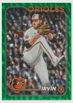2024 Topps Update Green Foil #US138 Cole Irvin /499 - White Sox | eBay