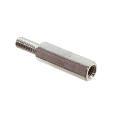 M2157-3005-AL Standoff Hex M/F M3 X 0.5-THD 6mm-A/F 4.76mm-LG Aluminum ...