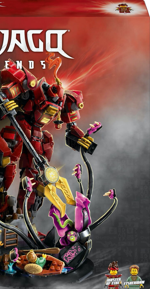 LEGO Ninjago 71846 The Fire Knight Mech 996 pcs Toy Building Kit ...