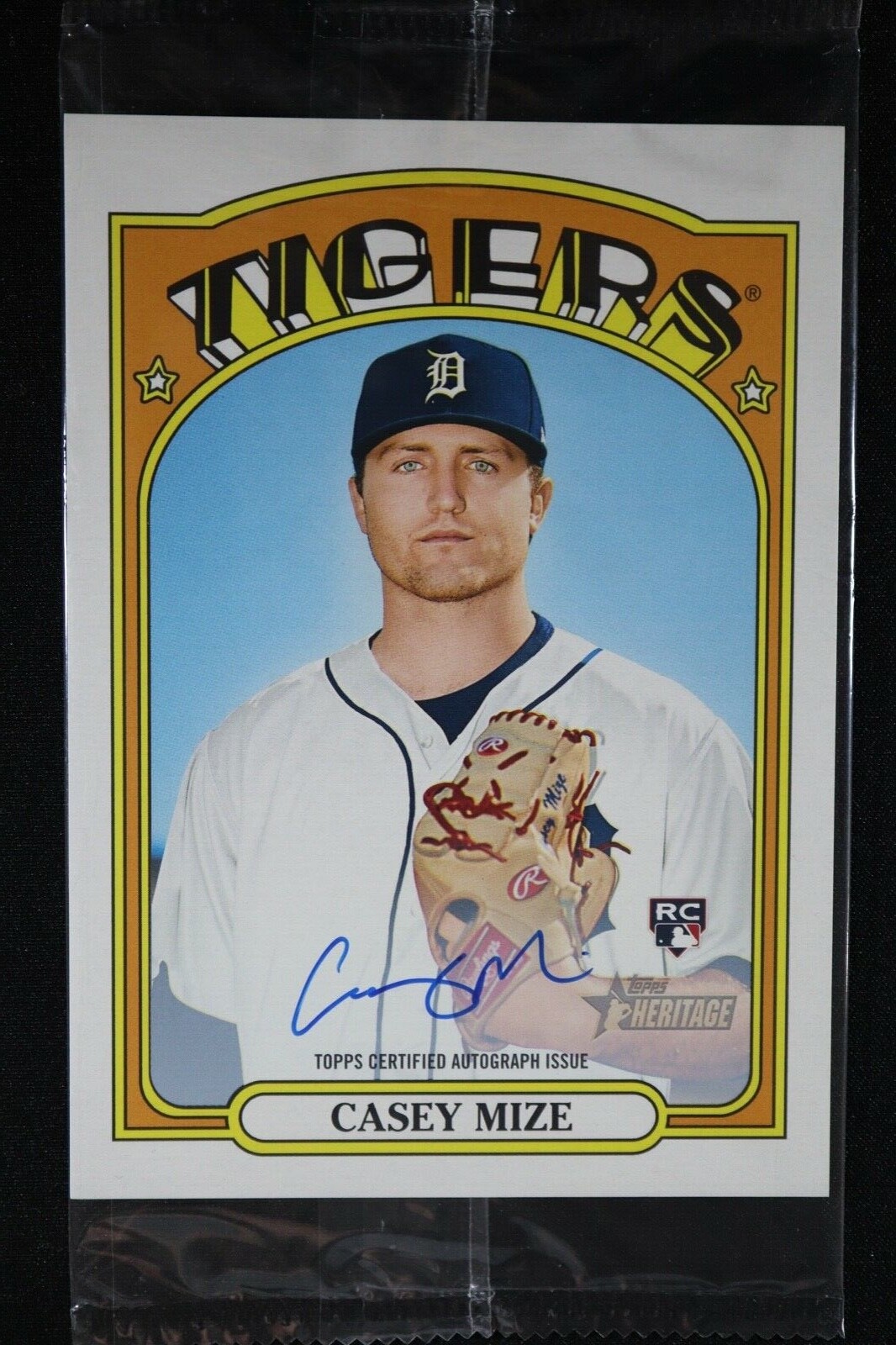 2021 Topps Heritage Baseball Jumbo Boxtopper Casey Mize Rookie Card RC ...