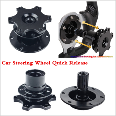 Car Steering Wheel Quick Release HUB Racing Adapter Snap Off Boss Kit ...