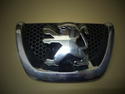 PEUGEOT 207 SW HDI ~ CHROME ORIGINAL BADGE EMBLEM FRONT BUMPER FITMENT ...