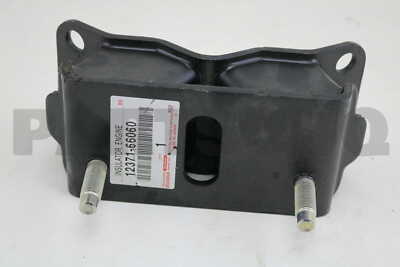 1237166060 Genuine Toyota INSULATOR, ENGINE MOUNTING, REAR NO.1 12371 ...