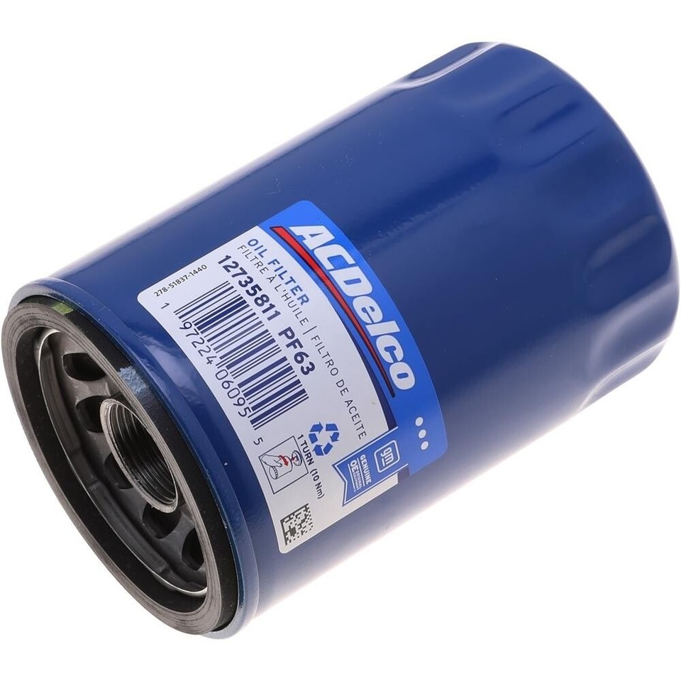 ACDelco 12707246 Engine Oil Filter For Chevy GMC 6.6L Diesel 19-2021 ...