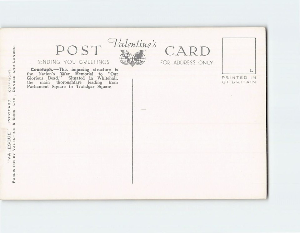 Postcard The Cenotaph Whitehall London England | eBay