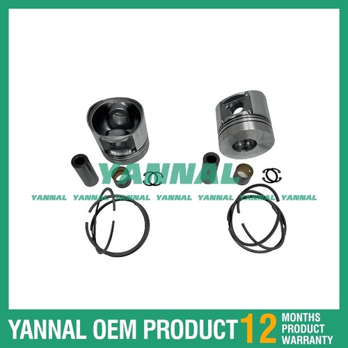 2x F2L2011 Piston Kit With Piston Ring STD For Deutz diesel engine ...