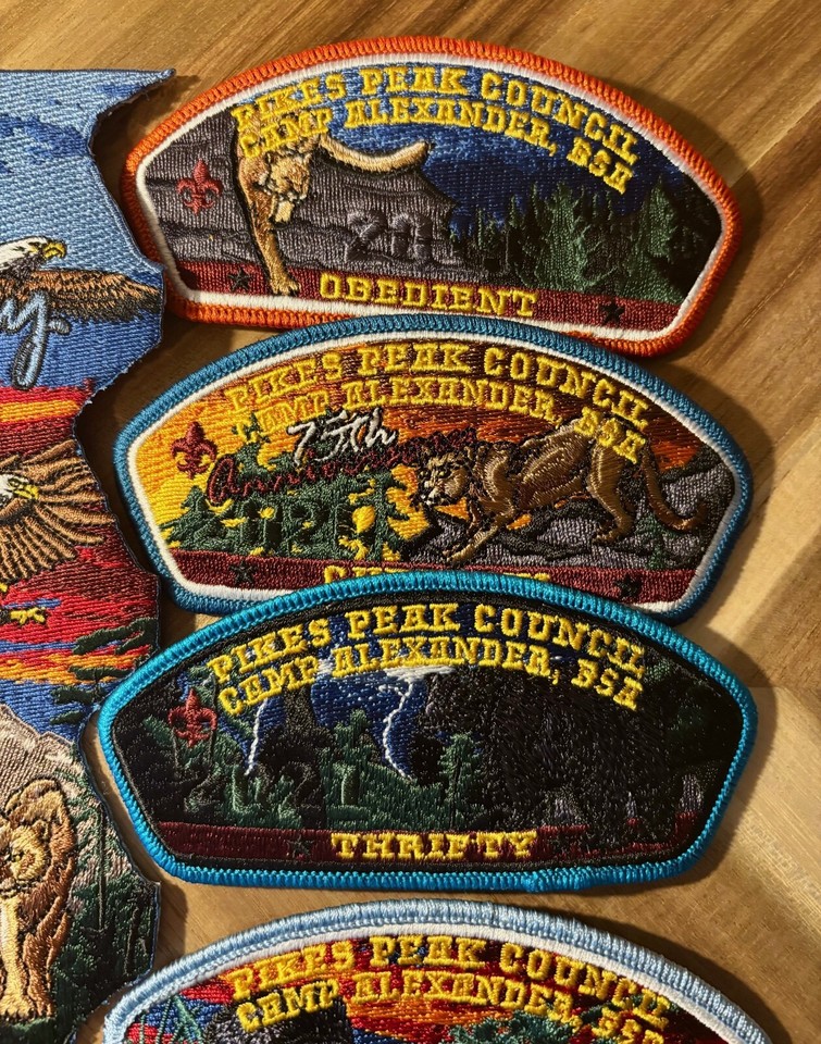 Collection of Pikes Peak Council Camp Alexander Recognition Patches | eBay