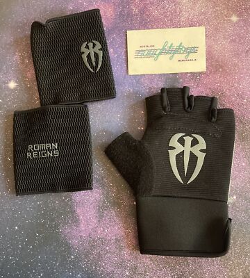 WWE Roman Reigns Bloodline Head Of The Table Authentic Glove & Arm Band ...