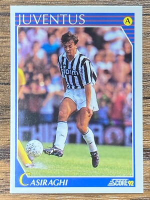 Score 92 Card Calcio Serie A Pier Luigi Casiraghi Juventus | eBay