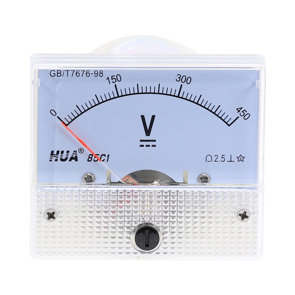 85C1-V Pointer DC Volt meter Panel meter Class 2.5 1V 5V 10V 20V 30V ...
