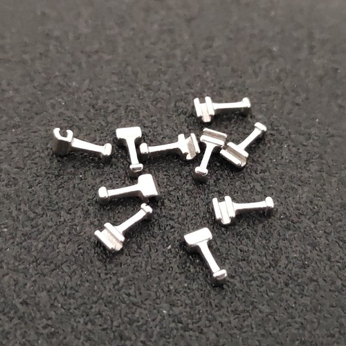 10-100Pcs Crimpable Hook Dental Orthodontics Sliding Open Surgical Long ...