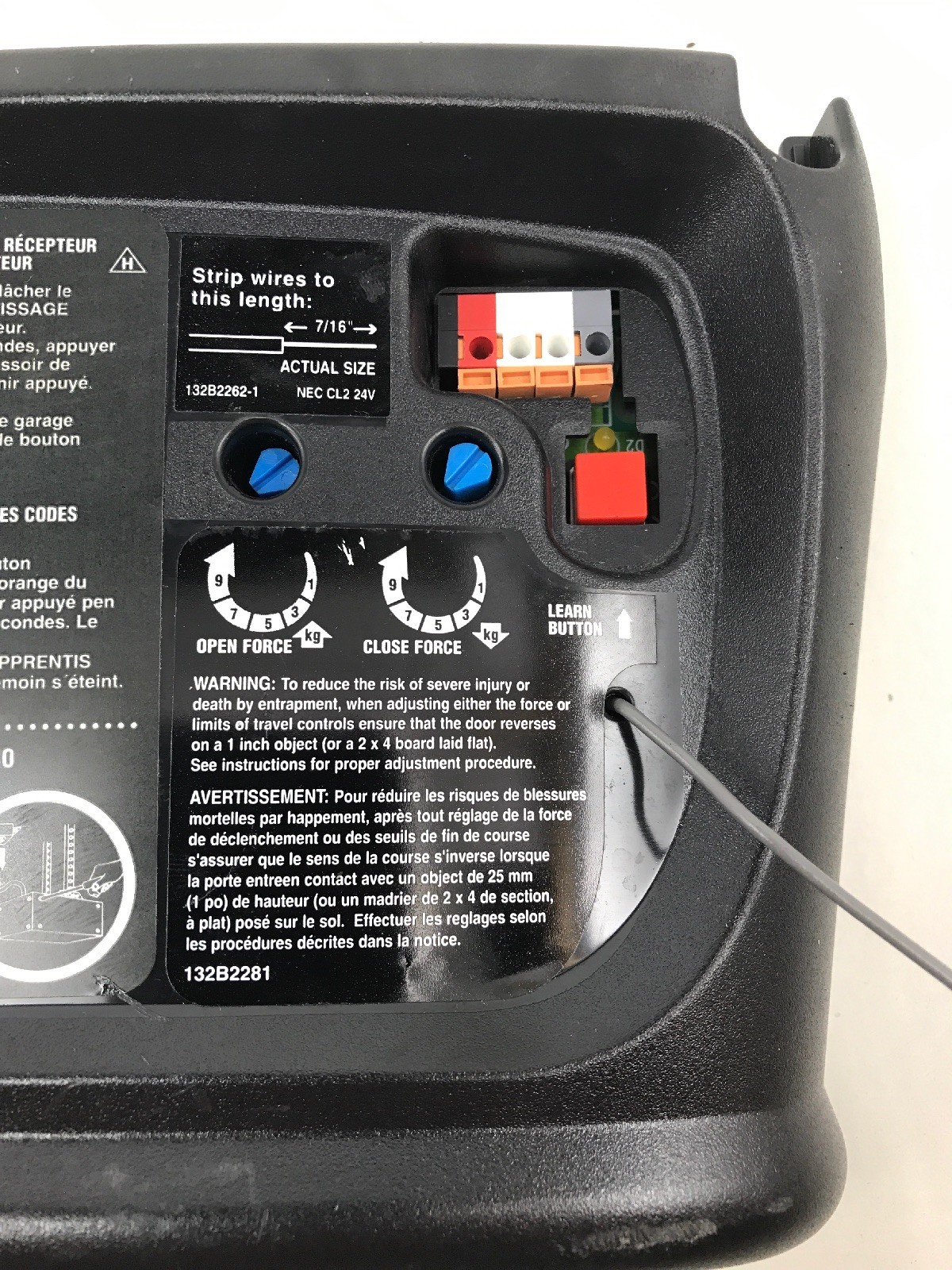 Chamberlain Liftmaster 41A5483-1B Garage Door Receiver Logic Board Red ...