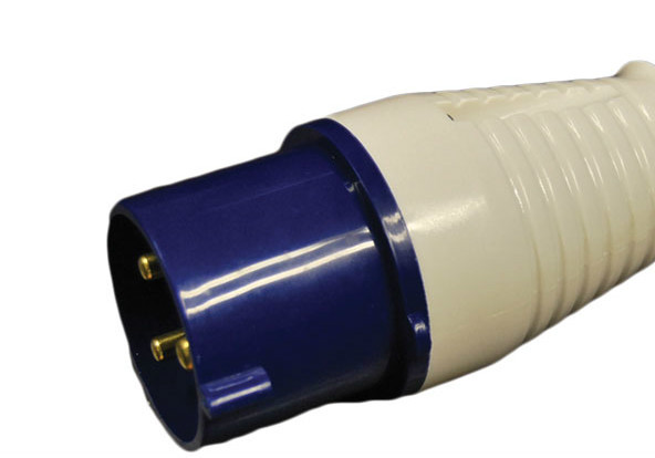 Power Connector IEC 60309 Blue Commando Male 3 pin Plug 16A 16 Amp 240V ...