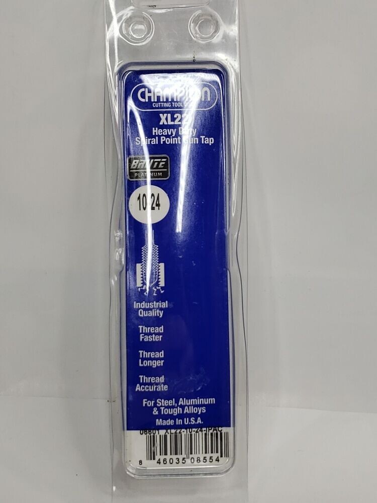 Champion Cutting Tool Brute Platinum XL22-10-24 Heavy Duty Spiral Point ...