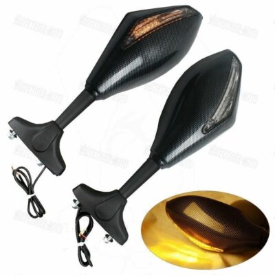 LED Turn Signal Integrated Mirrors For Honda CBR600F4i CBR954RR ...