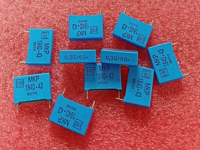 10 pcs ERO MKP 1840 300nF 0.3uF 160V 2% metallized polypropylene film ...