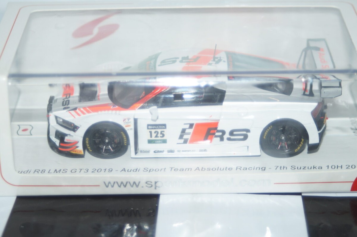 Spark Audi R8 LMS GT3 7th Suzuka 10H 2019 #125 1 43 REF Spark Audi R8 LMS GT3 7th Suzuka 10H 2019 #125 1 43 REF