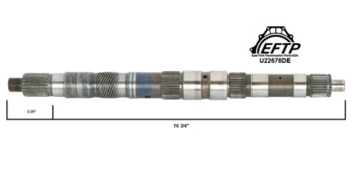 Dodge - Chrysler - A727/TF8 2wd output shaft 16-3/4" OAL 1962-75 2nd ...