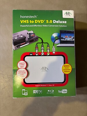 Honestech VHS to DVD 5.0 Deluxe Powerful Software Transfer Home Video ...