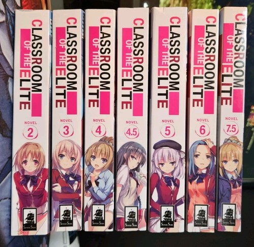 Classroom Of The Elite Manga Books 2,3,4,4.5,5, 6,7.5 Light Novels ...
