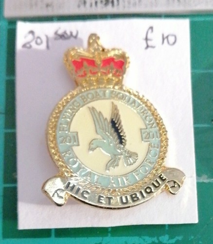 RAF 201 Sqn RAF Squadron Tie Lapel Pin | eBay UK