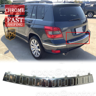 For Benz GLK350 300 250 GLK-Class 2010-2015 Rear Bumper Chrome Step ...