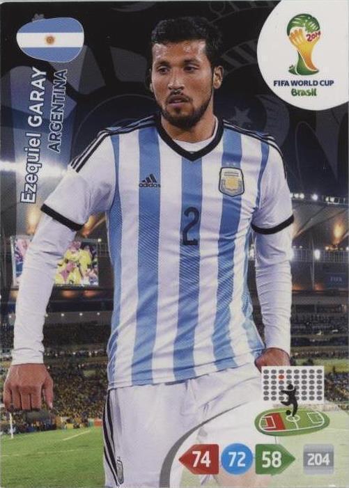 2014 Panini Adrenalyn XL FIFA World Cup Brazil - Ezequiel Garay for ...