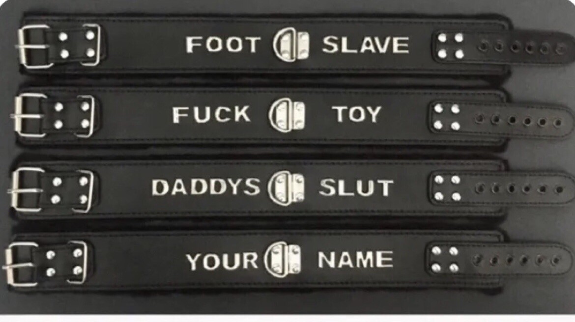 Bondage Kit Collar Cuff Restraint Fetish Gimp Mask Daddys Slut Hotwife ...