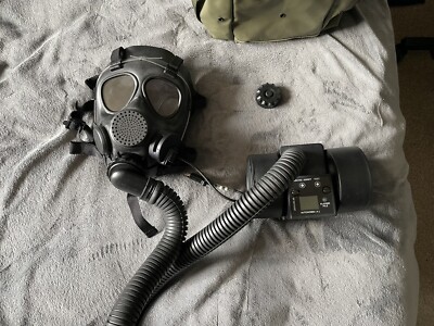 French Ephese Gas Mask Respirator ARFA MP5 PAPR CBRN NBC RARE | eBay