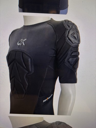 JK4 Padded Compression Armour Soccer Goalkeeper Armor Chest Arm Size ...