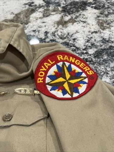 Royal Rangers ( Scout ) Uniform SHIRT Camping Patches & PINS VINTAGE 🔥 ...
