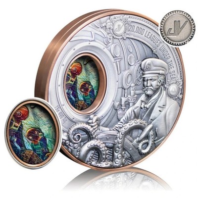 2026 Samoa 20000 Leagues Under the Sea 15 Gram Silver 340 Grams Cooper ...