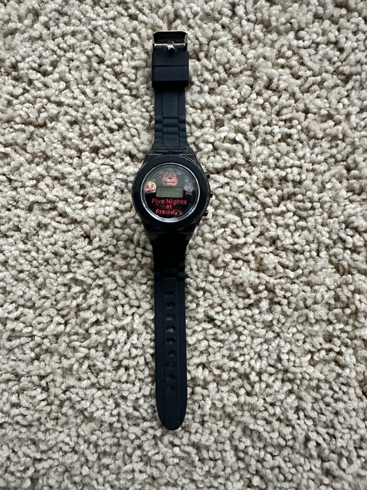 Five Nights at Freddys Watch FNAF Accutime Black Case… - Gem