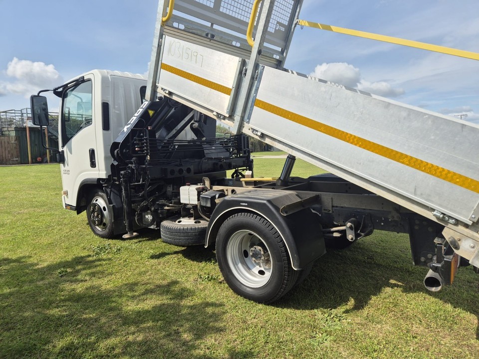 ISUZU GRAFTER TIPPER HIAB DROPSIDE, 22 PLATE NO VAT | eBay UK