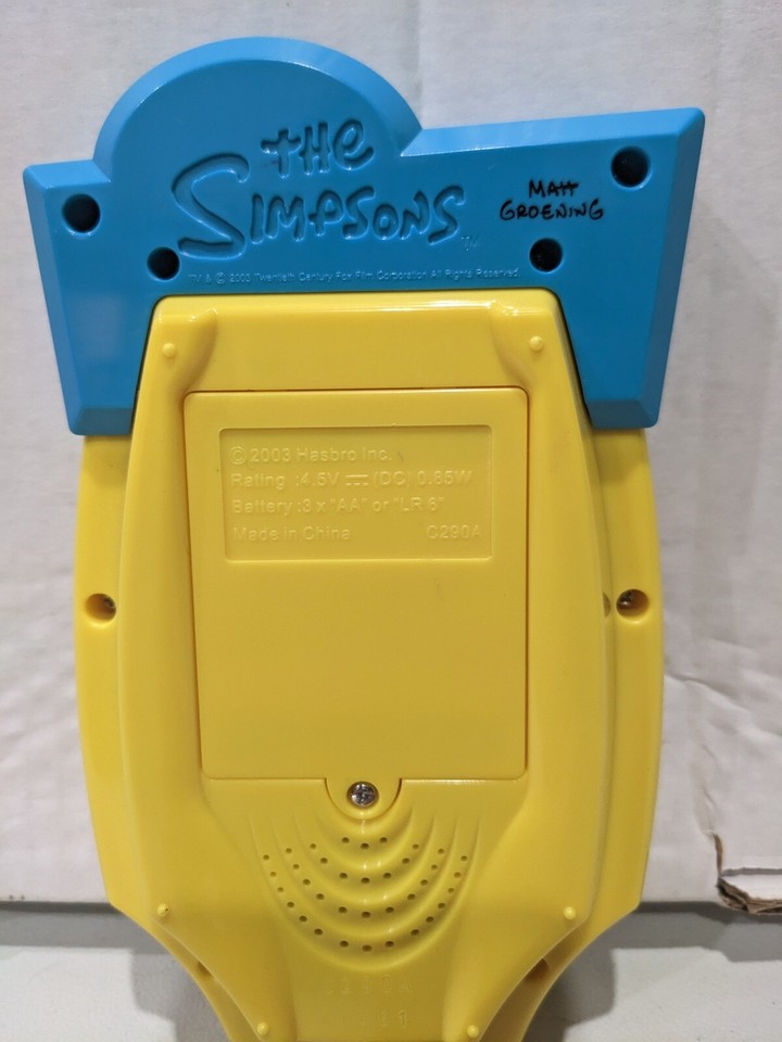 The Simpsons Sez What do I do Electronic handheld Game Tiger | eBay