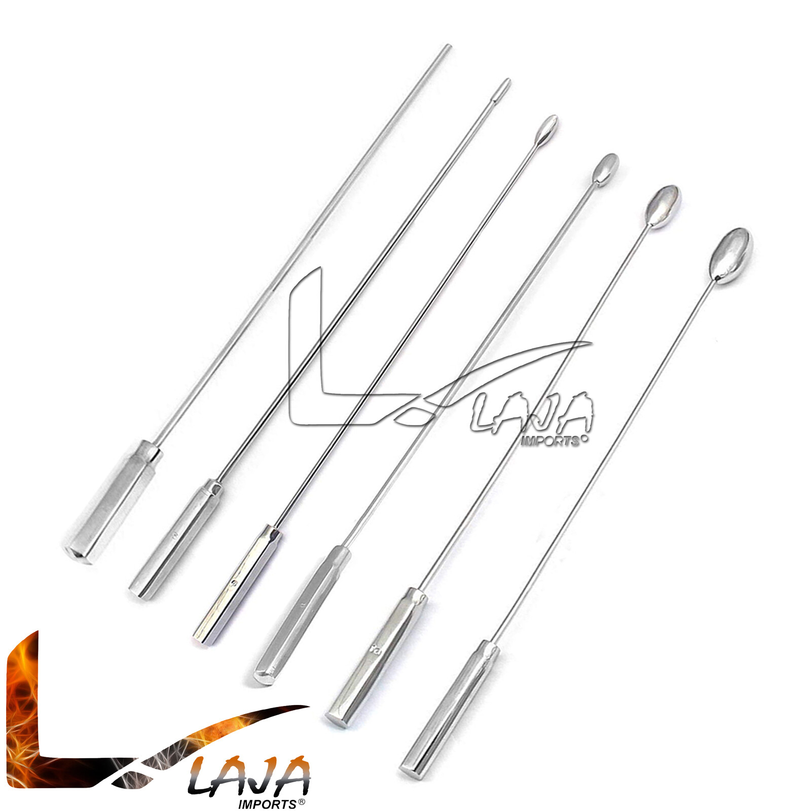 Bakes Rosebud Dilators Sounds 2mm, 4mm ,6mm ,8mm, 10mm, 12mm,Stainless ...