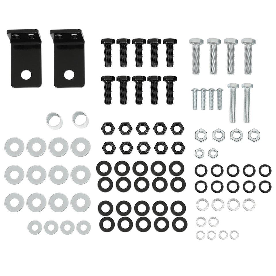 For Hummer H2 03-09 Steel Black Front Bumper Brush Grille Guard Frame ...