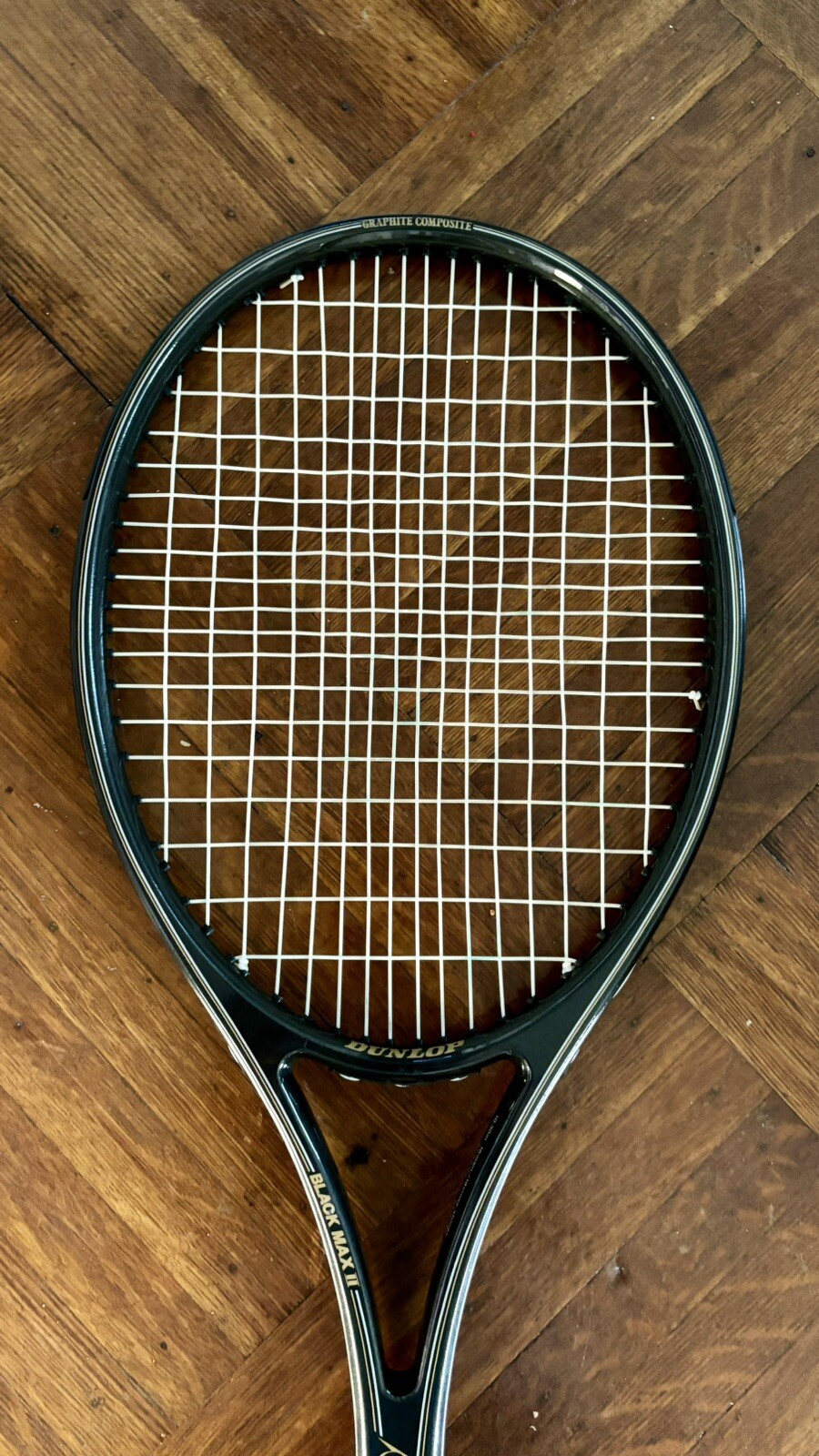DUNLOP Black Max Tennis Racket Graphite Composite with Original Case L4 ...