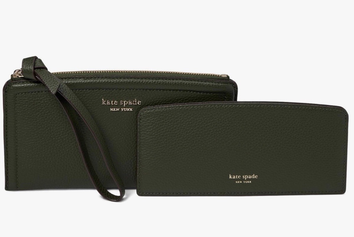 Kate Spade New York Knott Pebbled Leather Bonsai Tree Green Kate Spade New York Knott Pebbled Leather Bonsai Tree Green