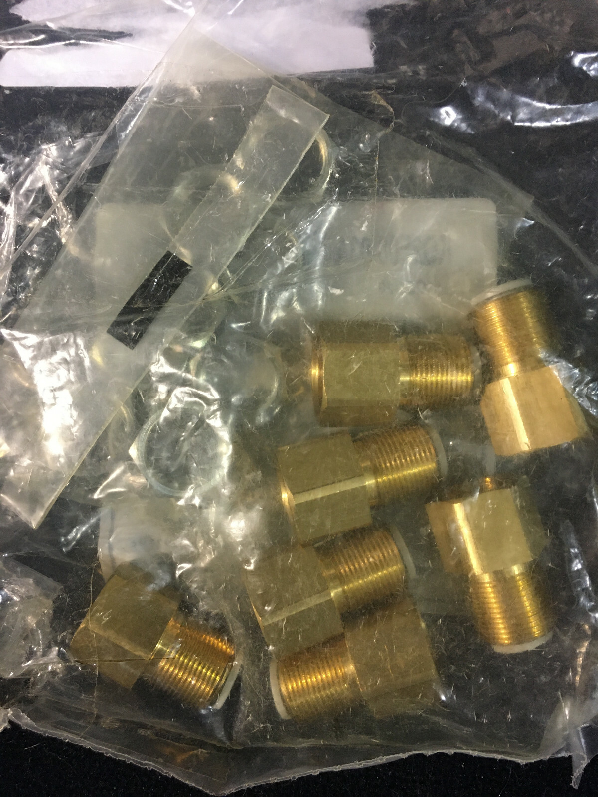 Bulkhead Connector Push to Connect Fittings, Brass KQ2E Series (SMC ...