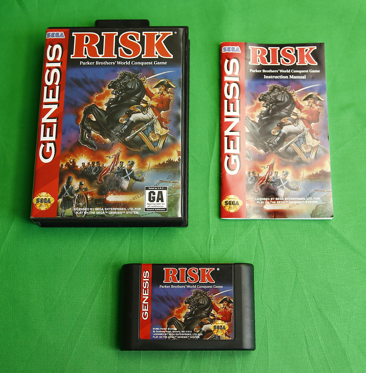 Risk • Sega Genesis/Mega Drive System/Console • Parker Brothers ...