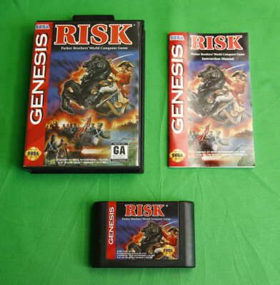 Risk • Sega Genesis/Mega Drive System/Console • Parker Brothers ...