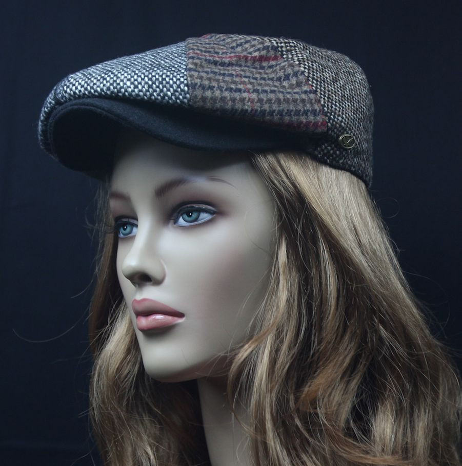 Men's Women's 100% Wool Ivy Hat Gatsby Newsboy Cap Vintage Golf Driving ...