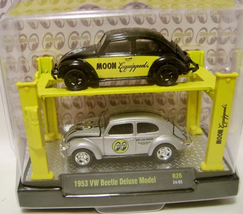 1953 '53 VW BEETLE BUG MOON EYES M2 MACHINES AUTO-LIFT R26 2 PACK ...