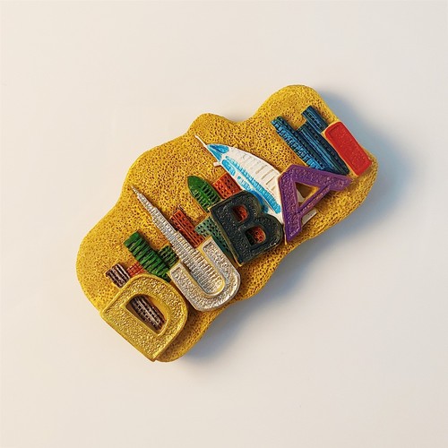 Dubai Landmark Building Burj Khalifa Tourist Souvenir 3D Resin Fridge ...