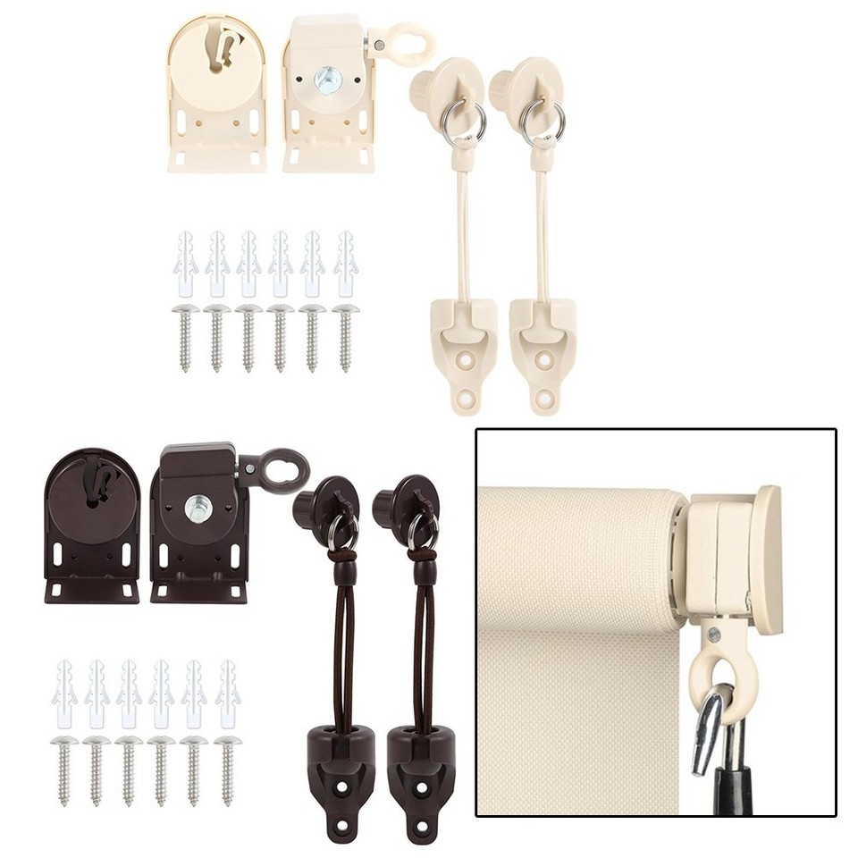 Installation Kit Roller Blind Set Anti-aging Plastic Secure End ...