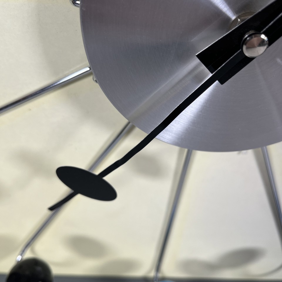 Verichron George Nelson 13" Atomic Ball Wall Clock Reproduction Vintage ...