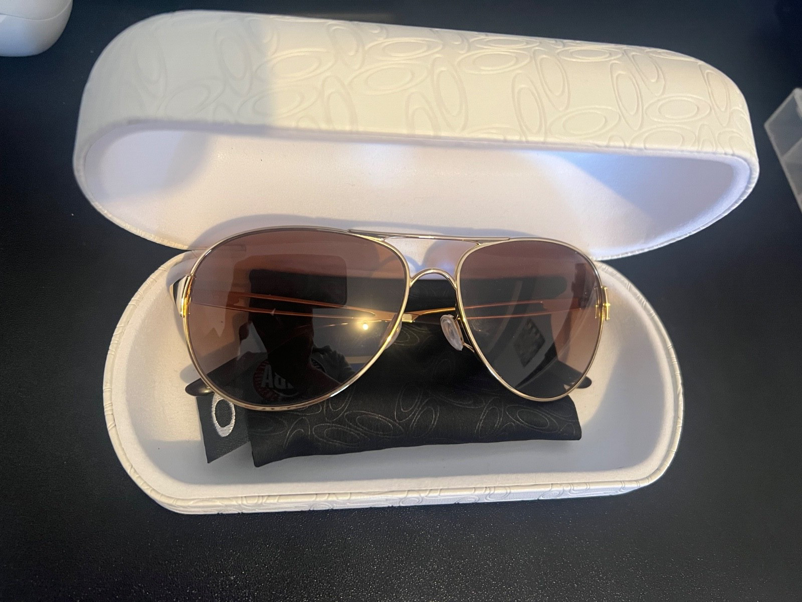 Oakley Caveat Men’s Sunglasses - Gold Frame / Brown G… - Gem