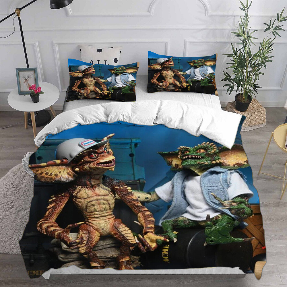 Gremlins Gizmo Christmas 3D Duvet Cover Bedding Set Pillowcase Single ...