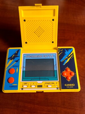 Casio Game Submarine Battle CG-330 1985 Vintage Retro LCD Electronic ...